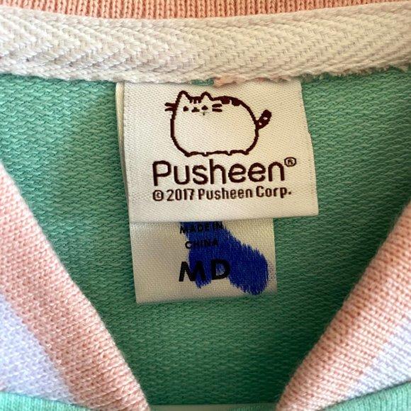 Pusheen | Jackets & Coats | Pusheen Pastel 27 Kawaii Varsity Jacket ...